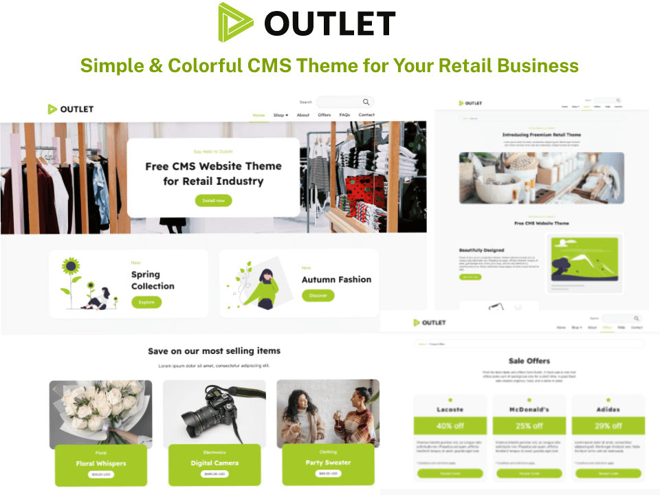 Outlet Theme by Get Responsive Web